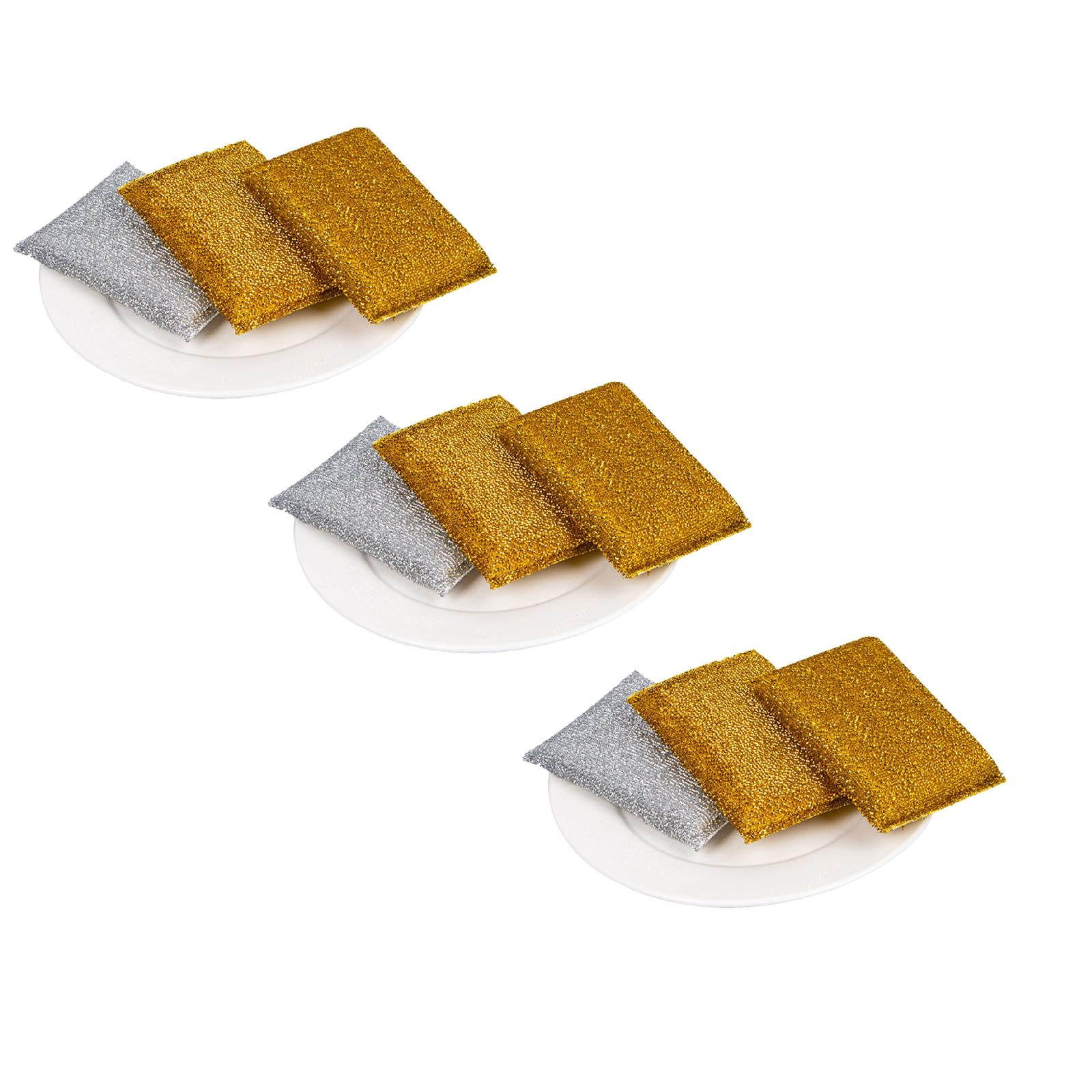 4/3/2/1pcs Scour Non-Scratch Scrub Sponges for Kitchen Heavy Duty ...