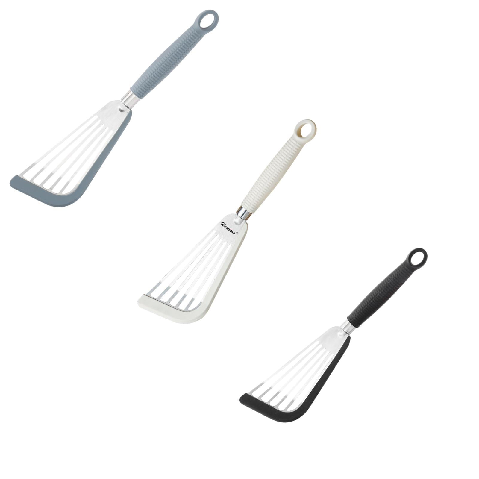 4/3/2/1pcs Silicone Fish Spatula Heat Resistant Silicone Edge Slotted ...