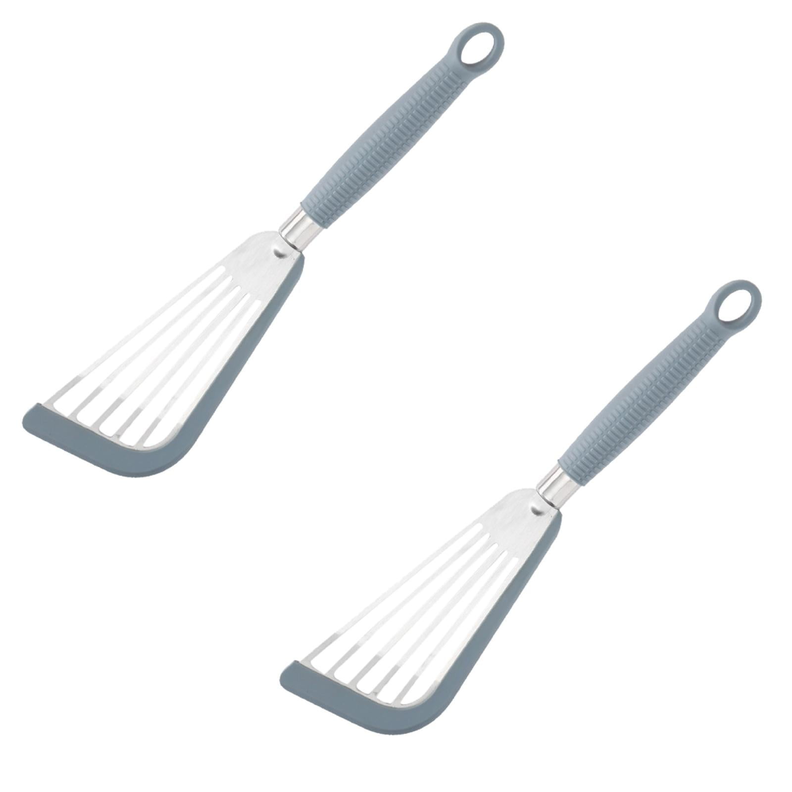 4/3/2/1pcs Silicone Fish Spatula Heat Resistant Silicone Edge Slotted ...