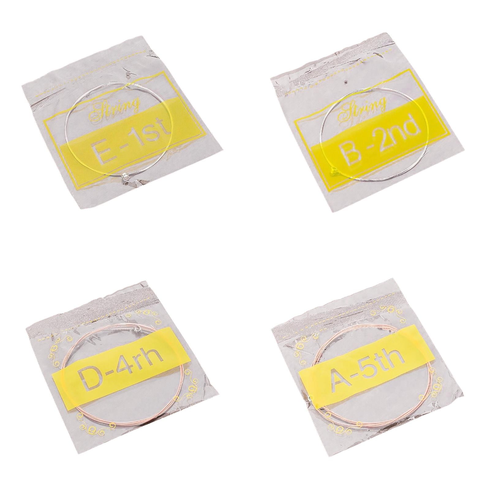 4/3/2/1pcs Single Guitar Strings for Acoustic Guitars, Brass Guitar ...