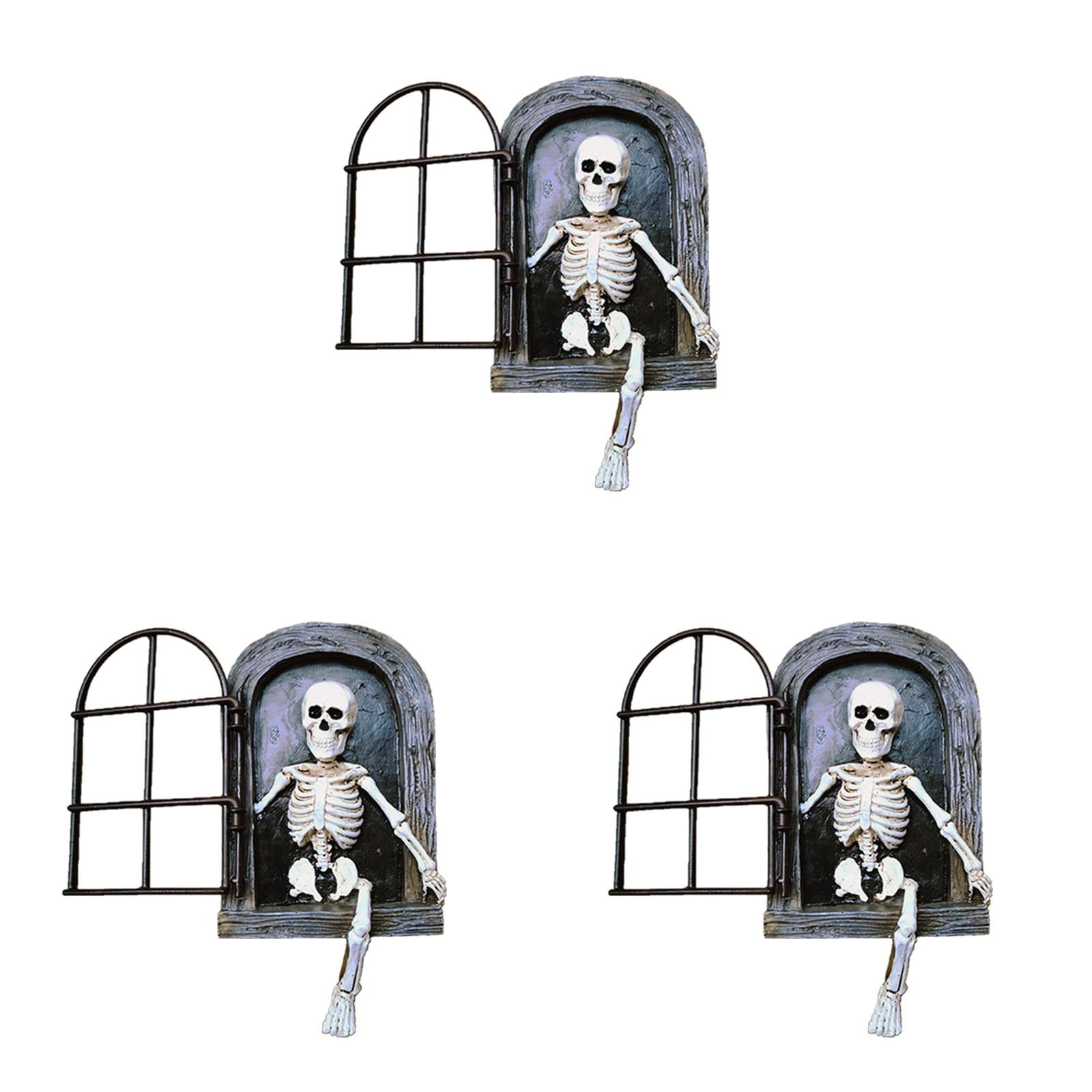 4/3/2/1pcs Skeleton Tree Hugger Garden Statue, Scary Skeleton Garden ...