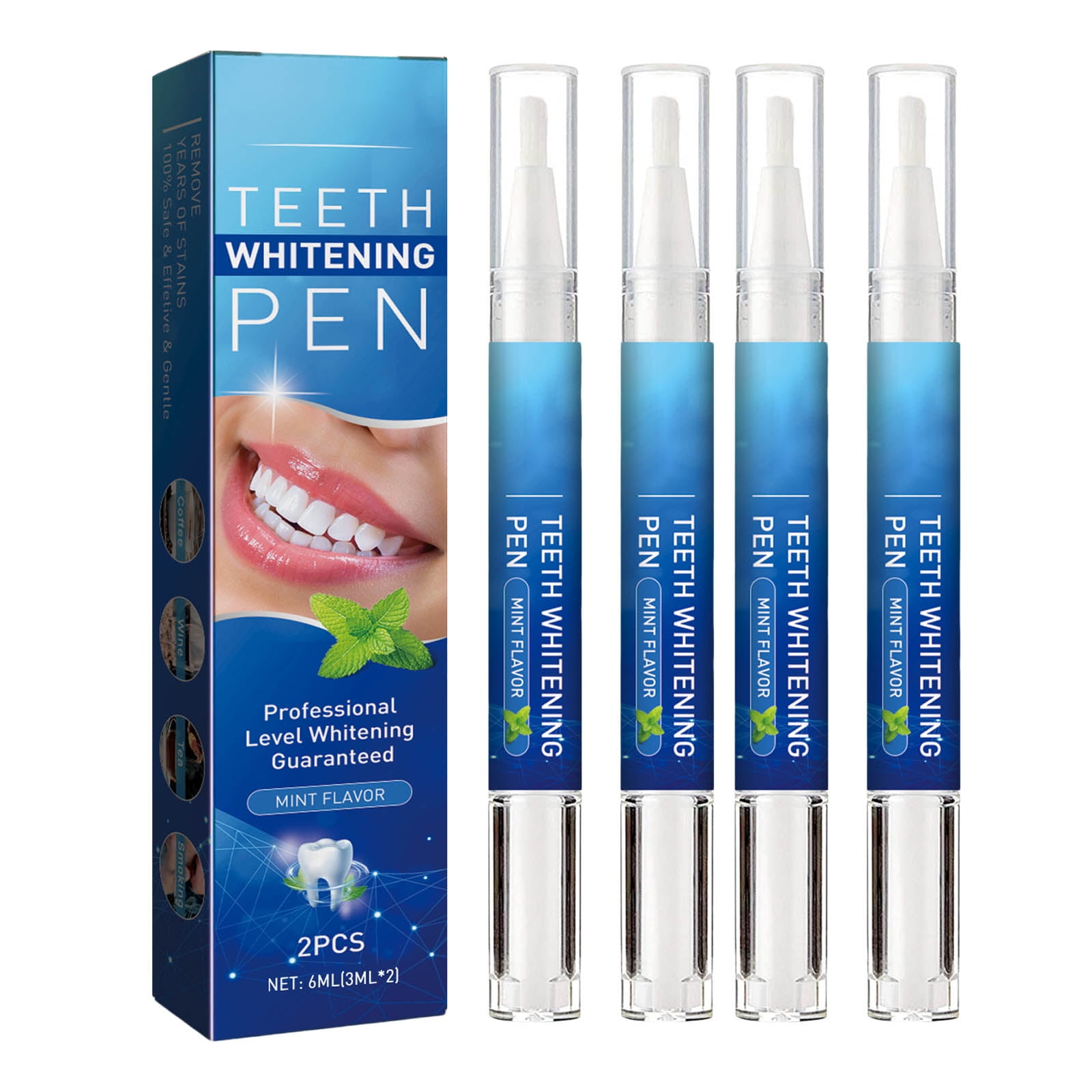 4/3/2/1pcs Teeth Pen, Tooth White Gel, Teeth- Pen Teeth Stain Removal ...