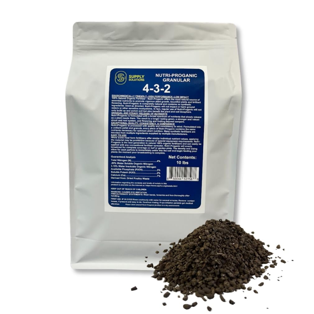 4-3-2 Nutri-Proganic Granular Premium Fertilizer - Feed Your Garden ...