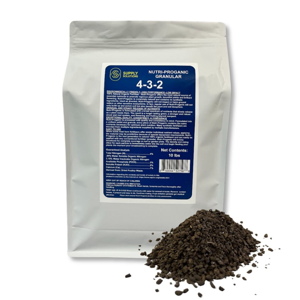 4-3-2 Nutri-Progranic Granular Premium Fertilizer - Feed Your Garden ...