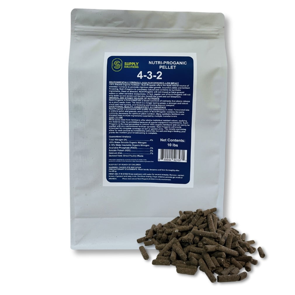 4-3-2 Nutri-Progranic Pellets Premium Fertilizer - Feed Your Garden ...