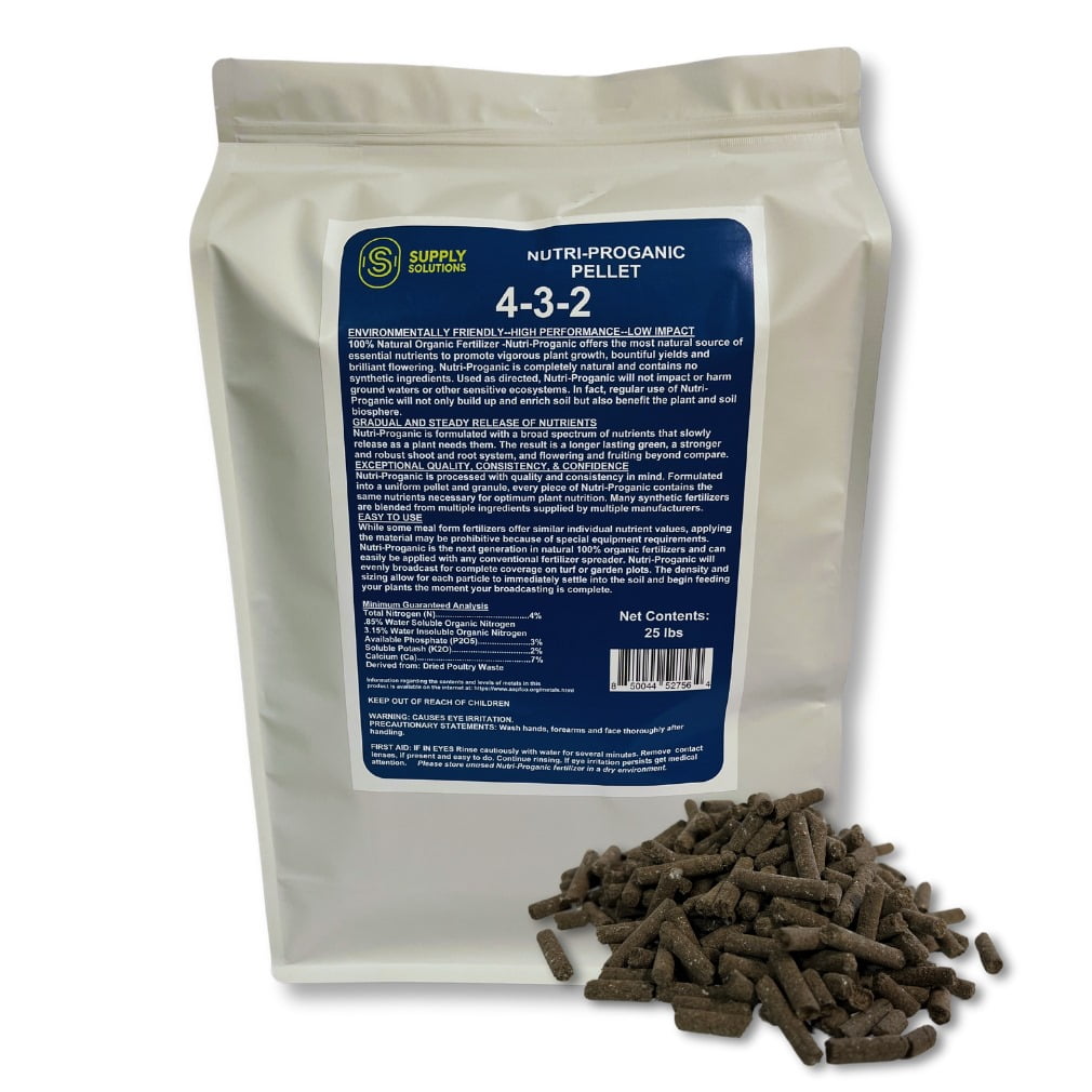 4-3-2 Nutri-Progranic Pellets Premium Fertilizer - Feed Your Garden ...