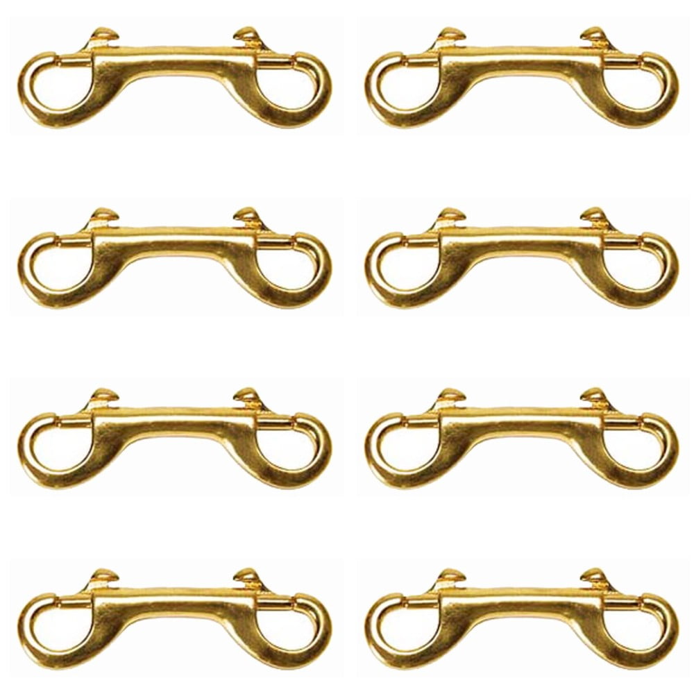4 3/4 in Hilason Double Ended Bolt Snap Solid Brass Pack Of 8 - Walmart.com