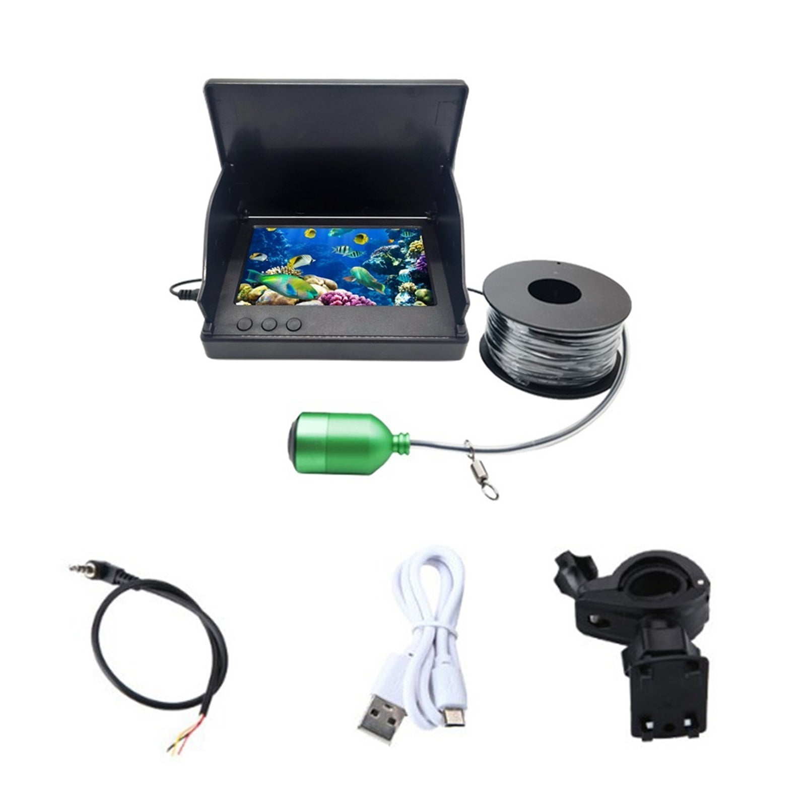 4.3/5.0 Inch Fish Finder Monitor Fits Fishing Camera Underwater Visual ...