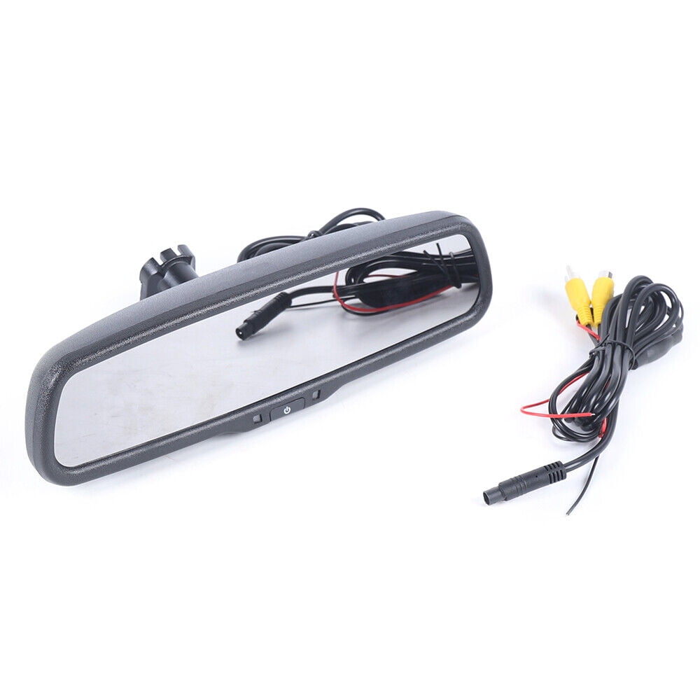 4.3" Car Rear View Monitor Mirror with Bracket For Parking Backup ...