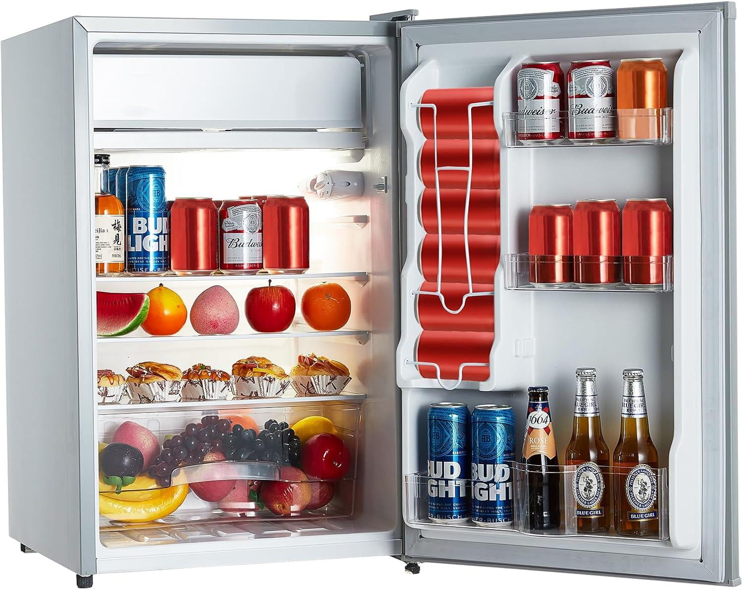 4.3 Cu.Ft Mini Fridge with Freezer - Compact Refrigerator for Dorm ...