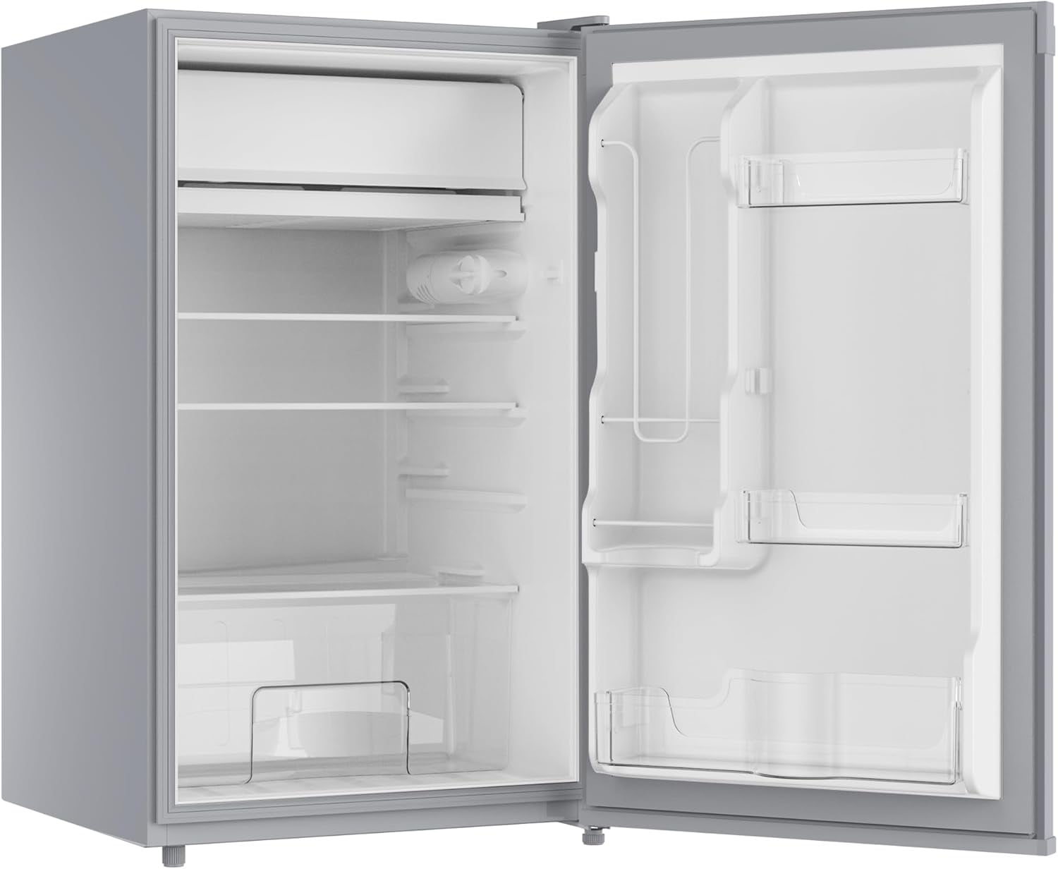 4.3 Cu.Ft Mini Fridge with Freezer, Mini Refrigerator w/Single Door, 7 ...