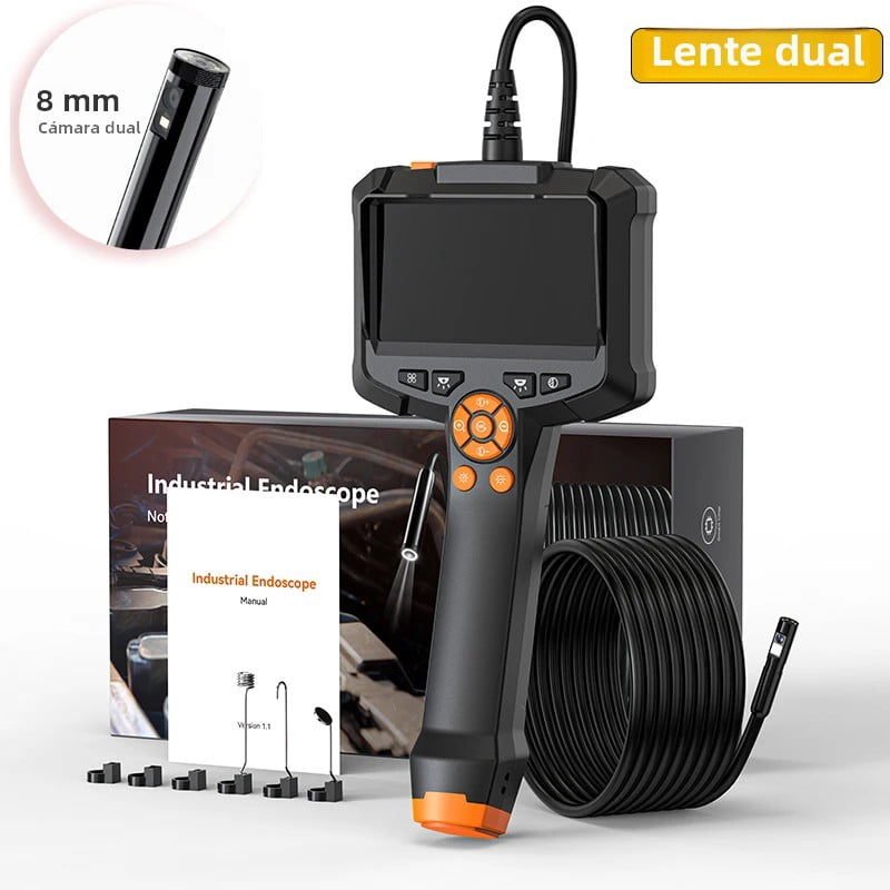 4.3" Endoscope Camera with 8 Lights IP67 Waterproof 1080P Portable ...