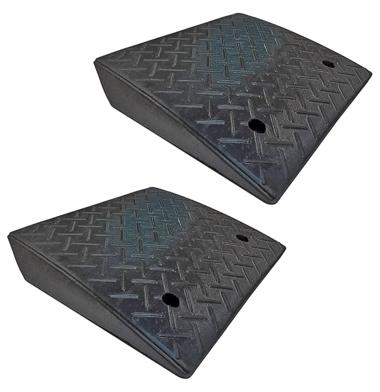 4.3" Heavy Duty Rubber Curb Ramp 20,000 lbs Weight Capacity (10 Tons ...