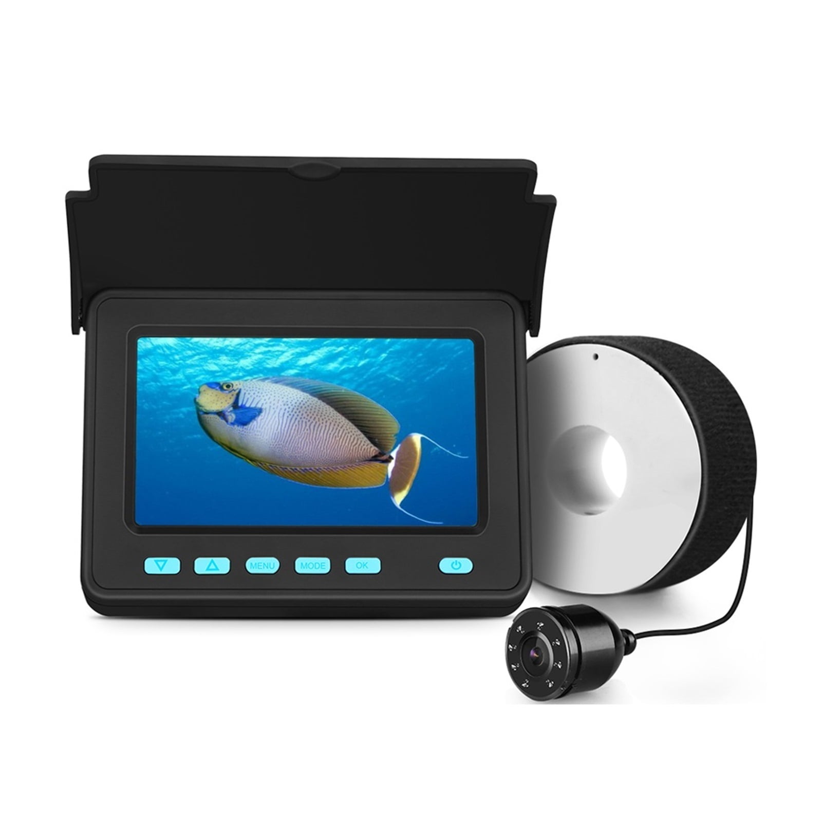 4.3 Inch 20M Underwater Video Fish Finder Portable Fishing Camera Fixed ...