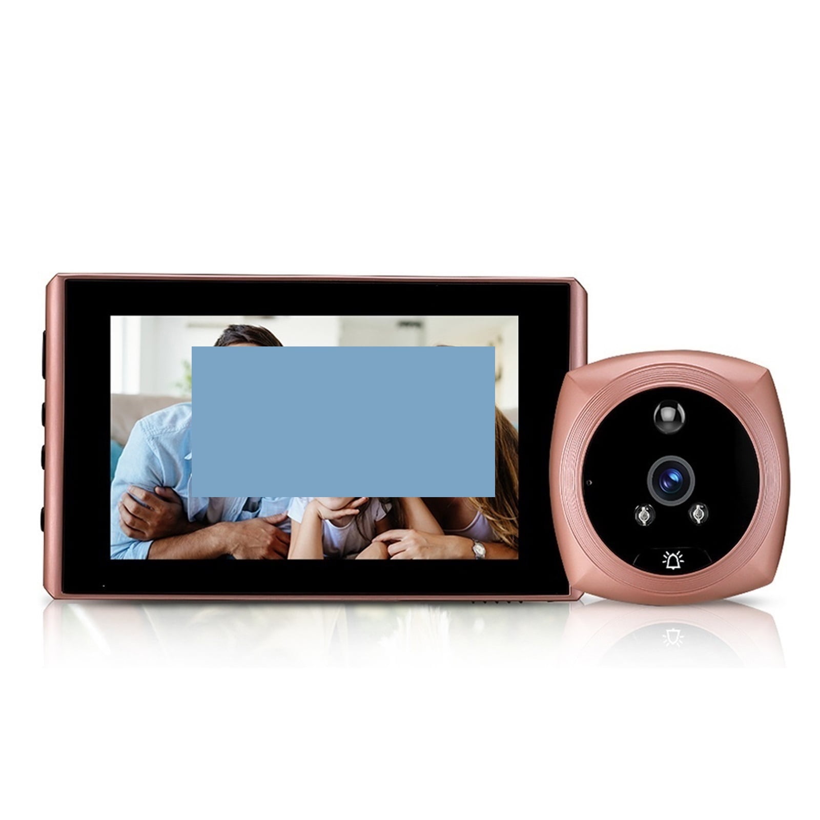 4.3 Inch Doorbell Wireless Peephole Camera IR Night Vision Video ...