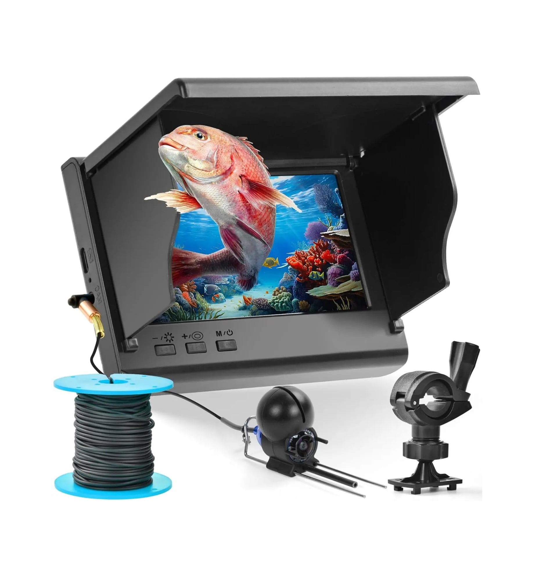 4.3 Inch Fish Finder Camera Underwater Fishing Camera Wide-angle ...
