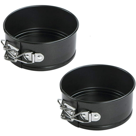 4.3 Inch Mini Springform Pan Set of 2 Pieces Cheesecake Pans with ...