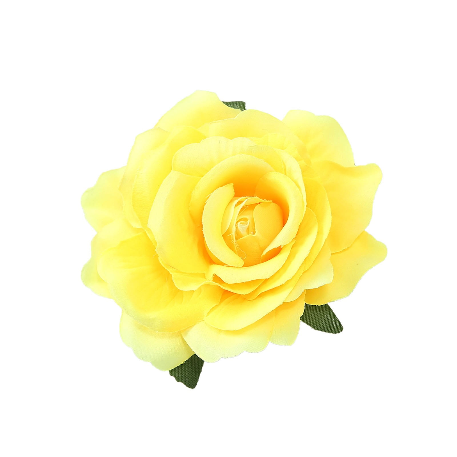 4.3 Inch Rose Petal Hair Flower Hair Pins Flower Brooch for Women Hair ...