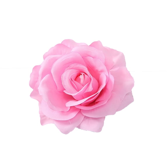 4.3 Inch Rose Petal Hair Flower Hair Pins Flower Brooch for Women Hair ...