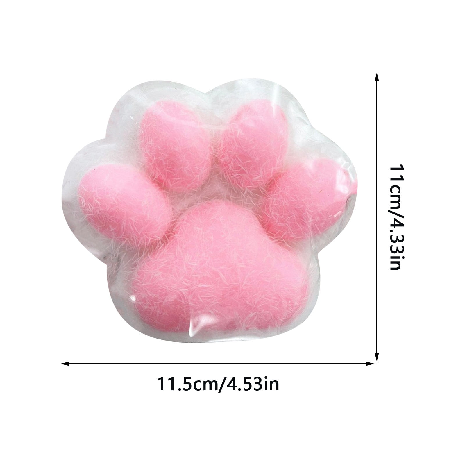 4.3 Inch Squishy Cat Paw Squeeze Toys,Cute Squishies Silicone Toys ...