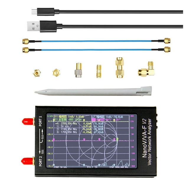 4.3 Inch Vector Network Analyzer-F V2.NanoVNA HF VHF UHF Antenna ...