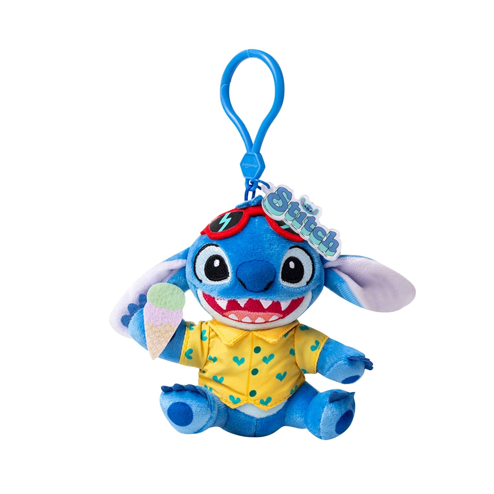 4.3" Stitch Cartoon Character Plush Toy Bag Charms, Cuddly & Solf ...