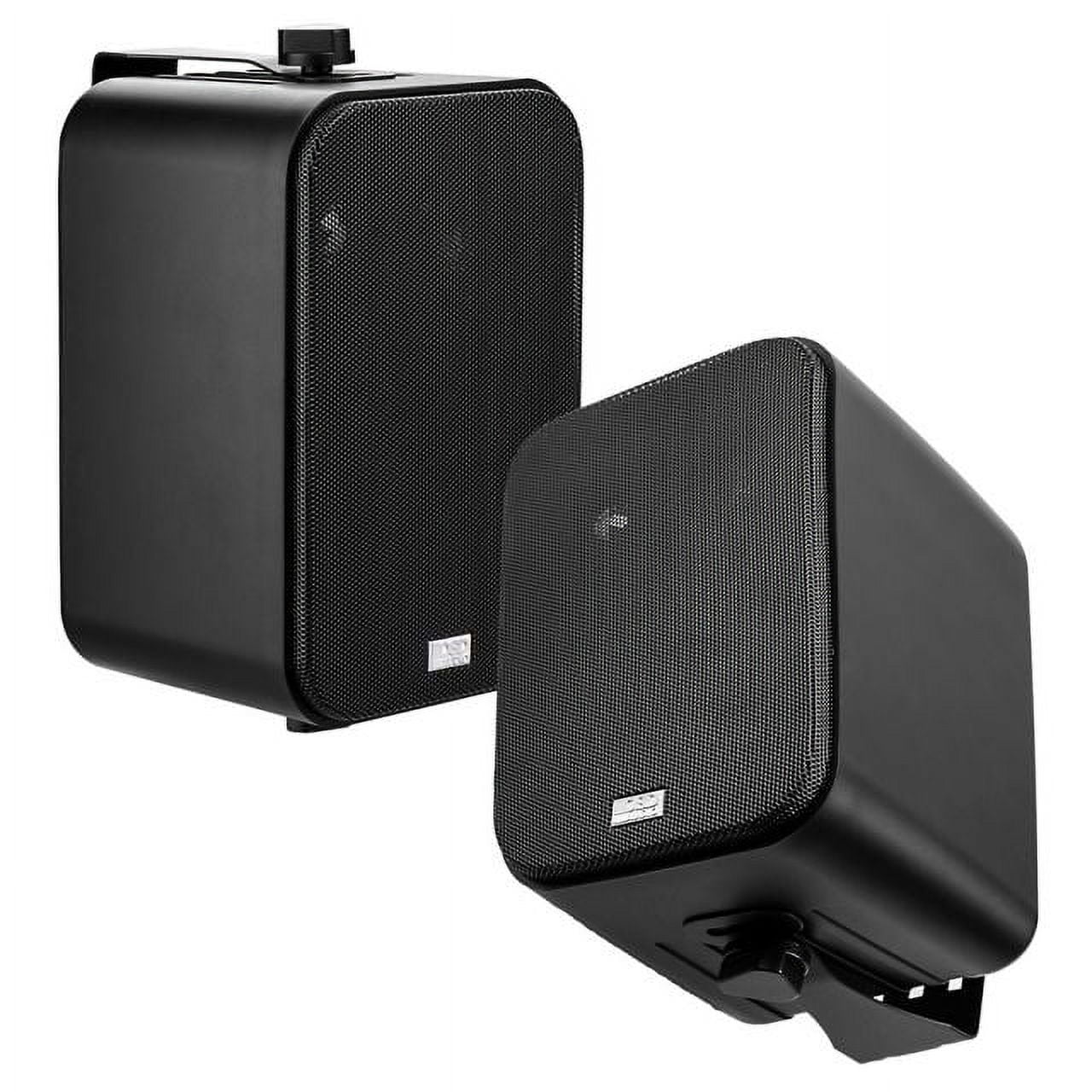 4” 3-Way Compact Outdoor Patio Speaker Pair 80W, IP54 Rated, AP450 ...