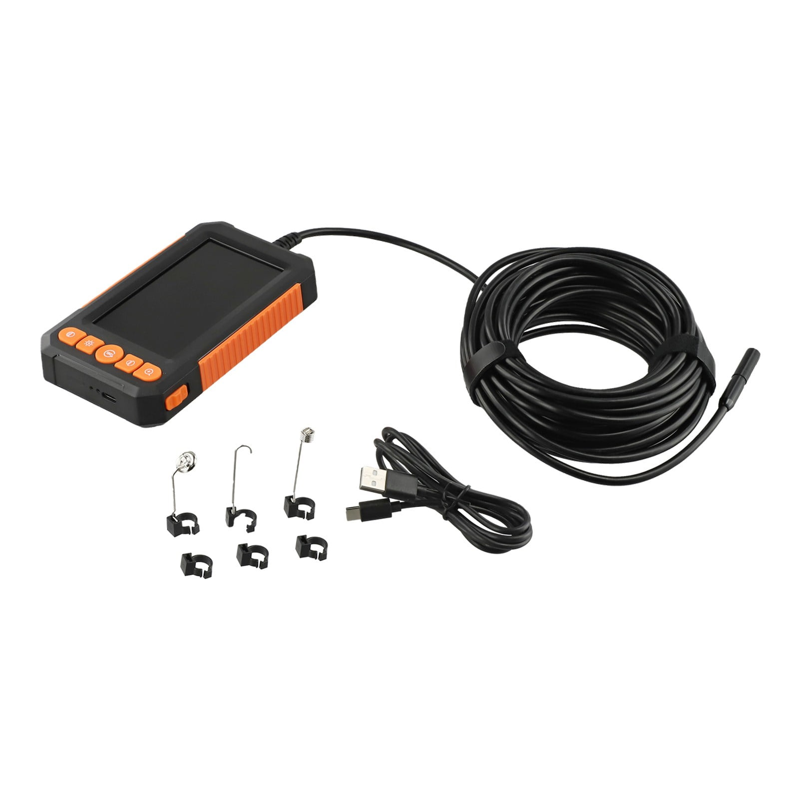 4.3 inch HD 1080P Single Dual Lens Borescope IP67 Sewer Camera with LED ...