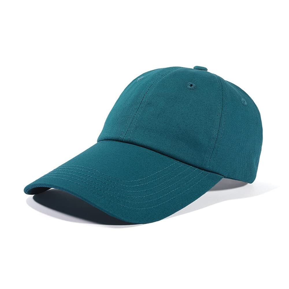 4.3 inch Long Bill Dad Hat Men Women Plain Polo Twill Baseball Cap ...