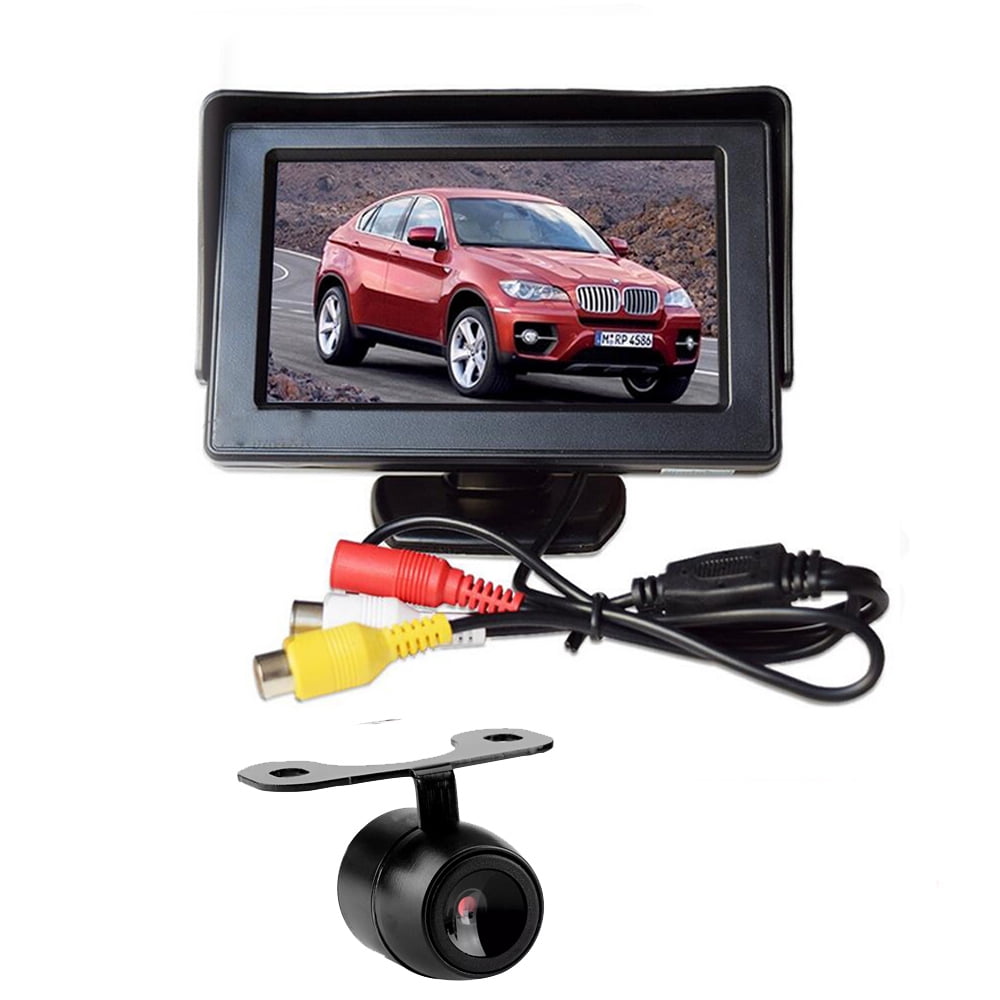 4.3-inch TFT LCD car display with LED backlight display for rear view ...