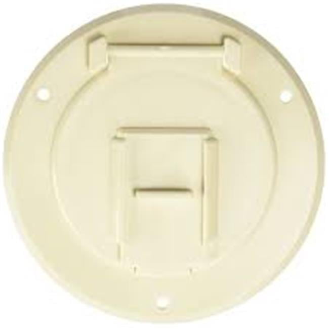 4.3 x 2.3 in. Round Basic Cable Hatch, Colonial White - Walmart.com