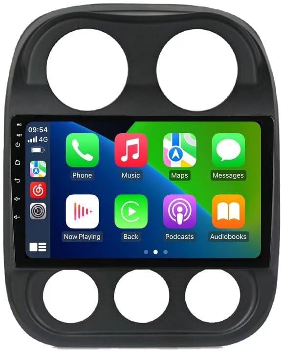 4+32GB 8 Core 10" IPS Touch Screen Android Car Radio for Jeep Compass 2010-2016 Android 13 ...