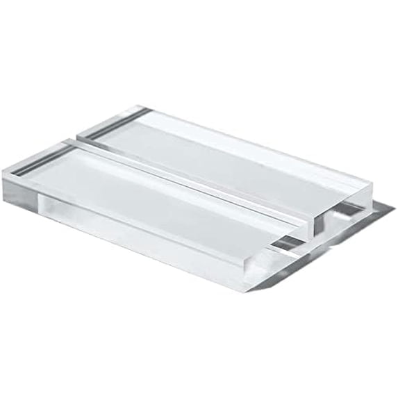 4" Clear Acrylic Stand | 4 Pack 3mm Slot Wedding Sign Holders, Perfect ...