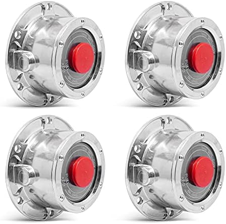 (4) 3404009PTP Polished Aluminum Hub Caps Replaces Stemco 300-4009 ...