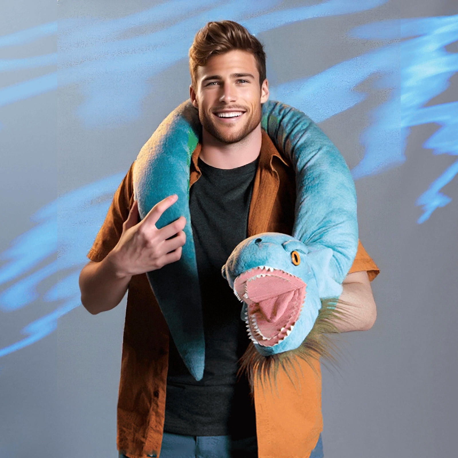4.3FT Length God of War Giant Jormungandr Puppet Plushes - God of War ...