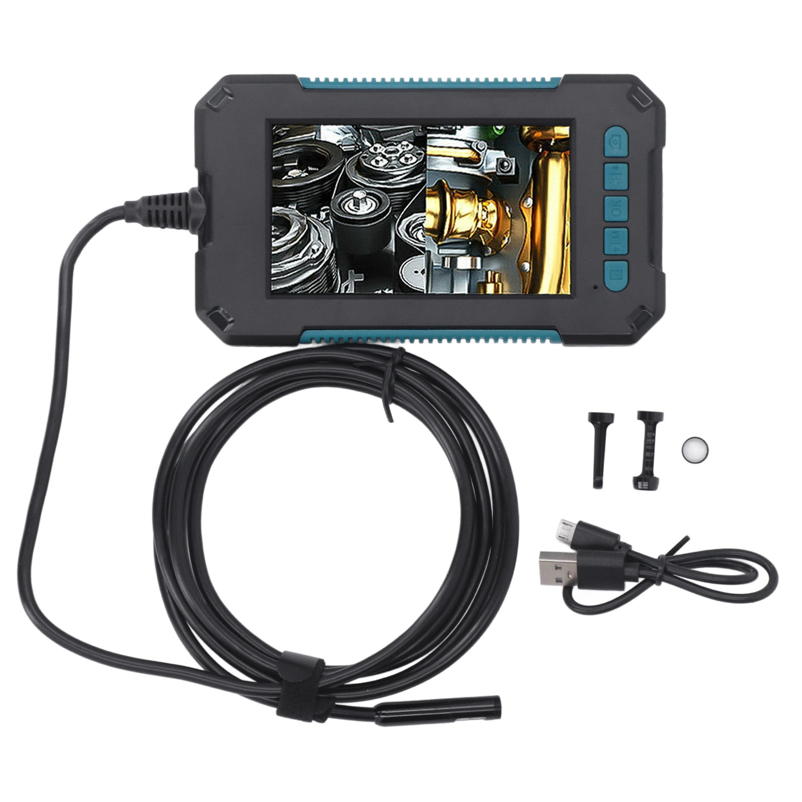 4.3in Industrial Endoscope Dual Lens 1080P 8mm Handheld Inspection ...