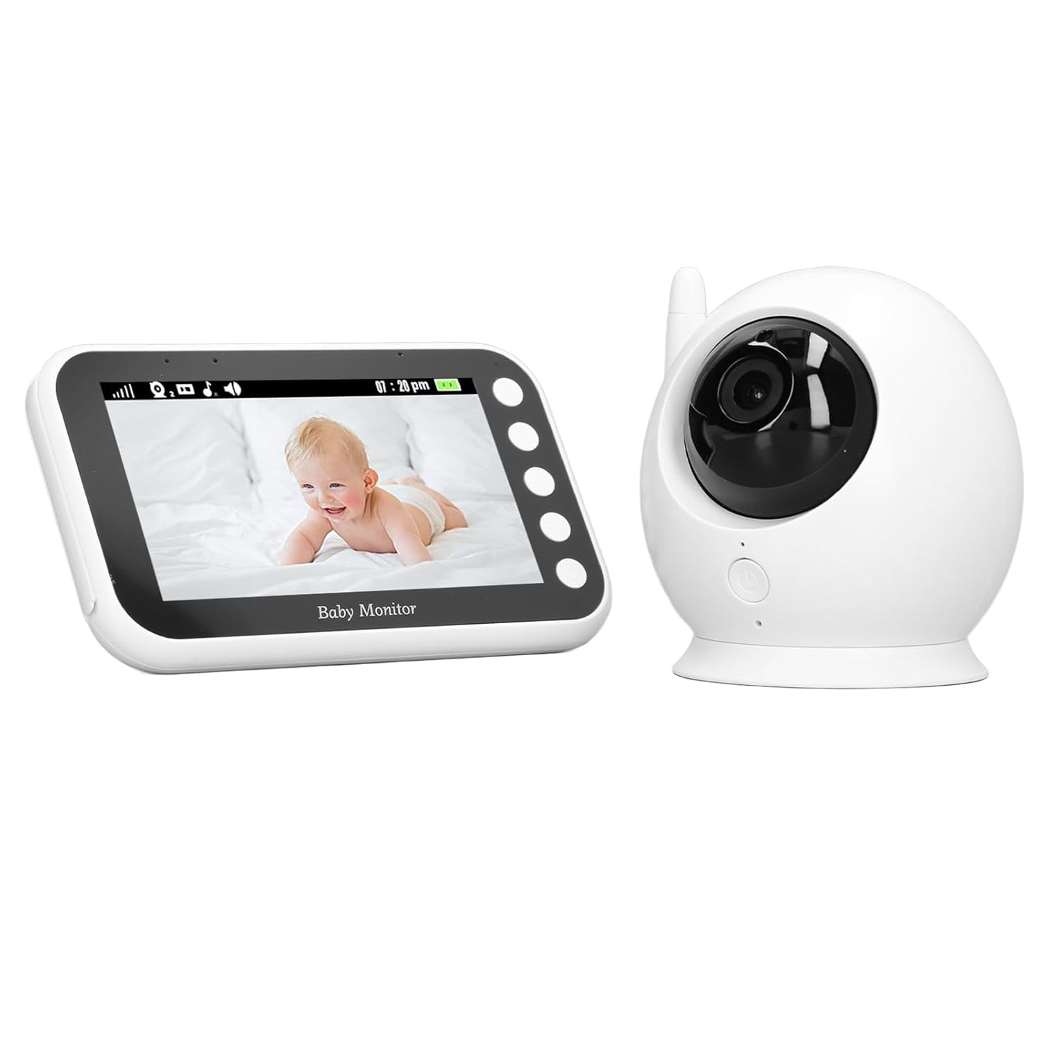 4.3inch Baby Monitor, 360 Degree Rotation Baby Camera, 2 Way Talk ...