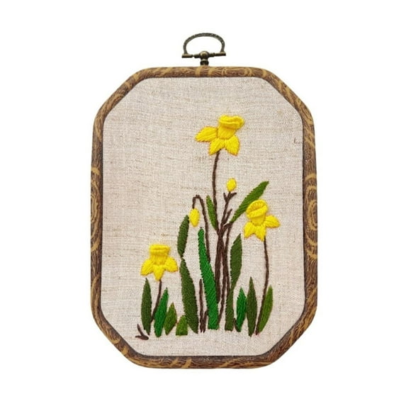 4.3x6In Stitching Frame Instructions Embroidery Fabric Sewing Thread ...