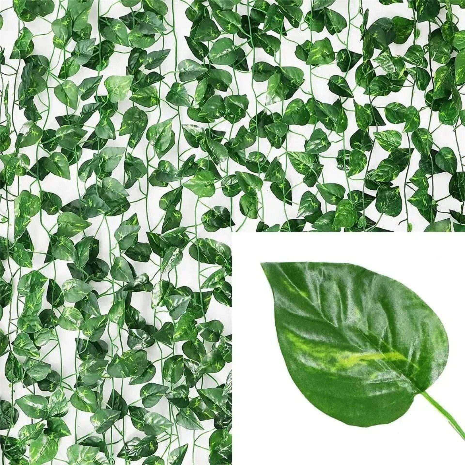 4.4/11M Artificial Plant Green Ivy Leaf Garland Fake Plant Creeper ...