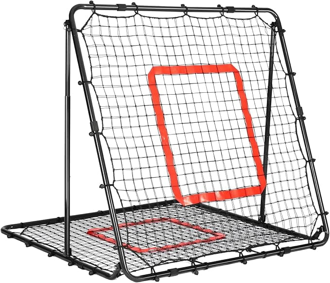 4'×4' Ball Game Rebounder Net for Pitching Practice, Rebounder Net for ...