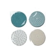 4.4 Inch Drink Coasters Set of 4, Large Fabric Cotton Coasters, Cute ...