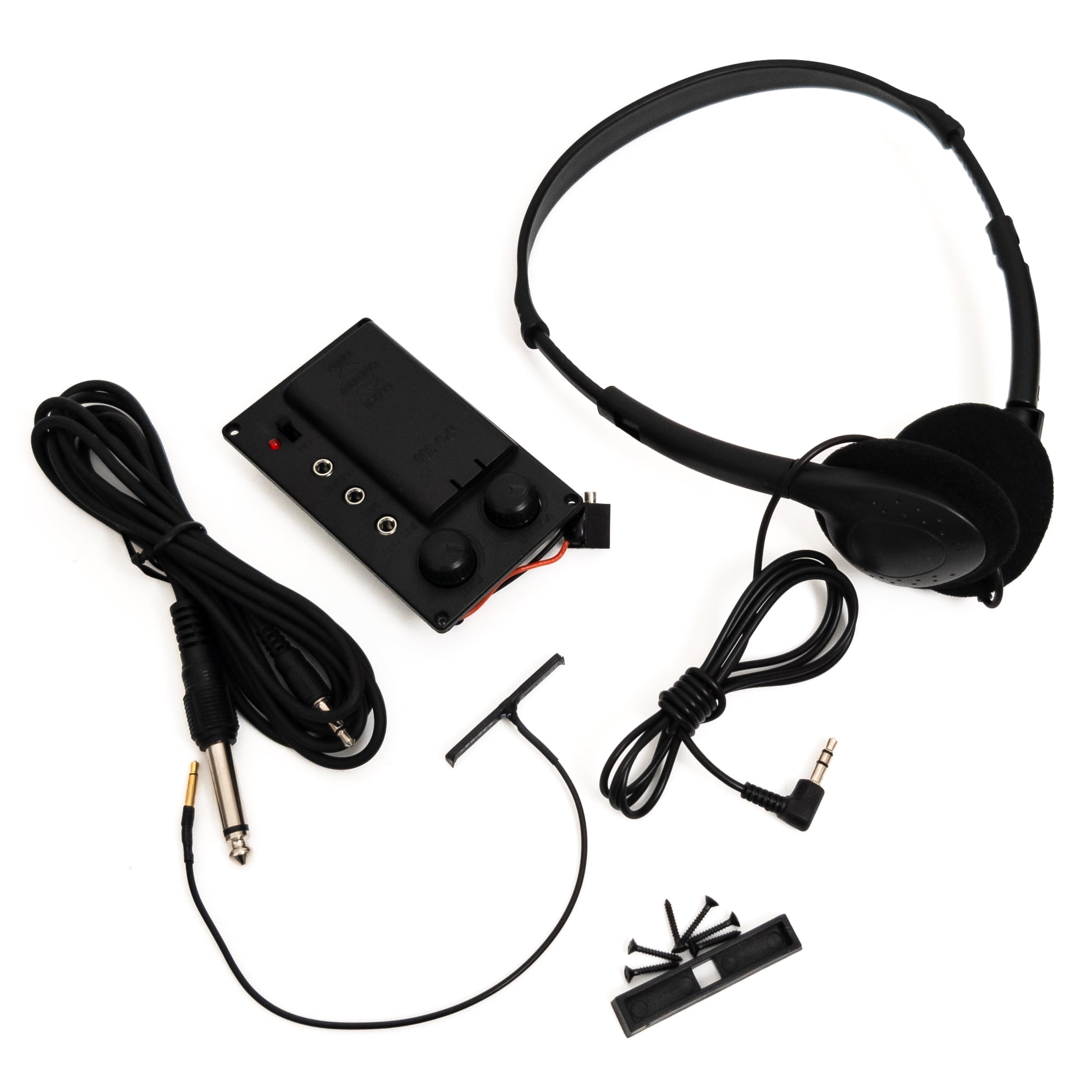 4/4 Violin Pickup, Electric Violin Silent Preamp Pickups Set, W/Under ...