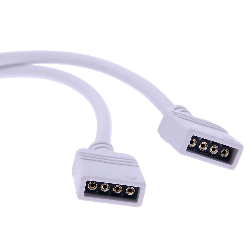 4 4-Way LED Cable Extension Spiliter Rgb Light Bar Connection Line LED ...