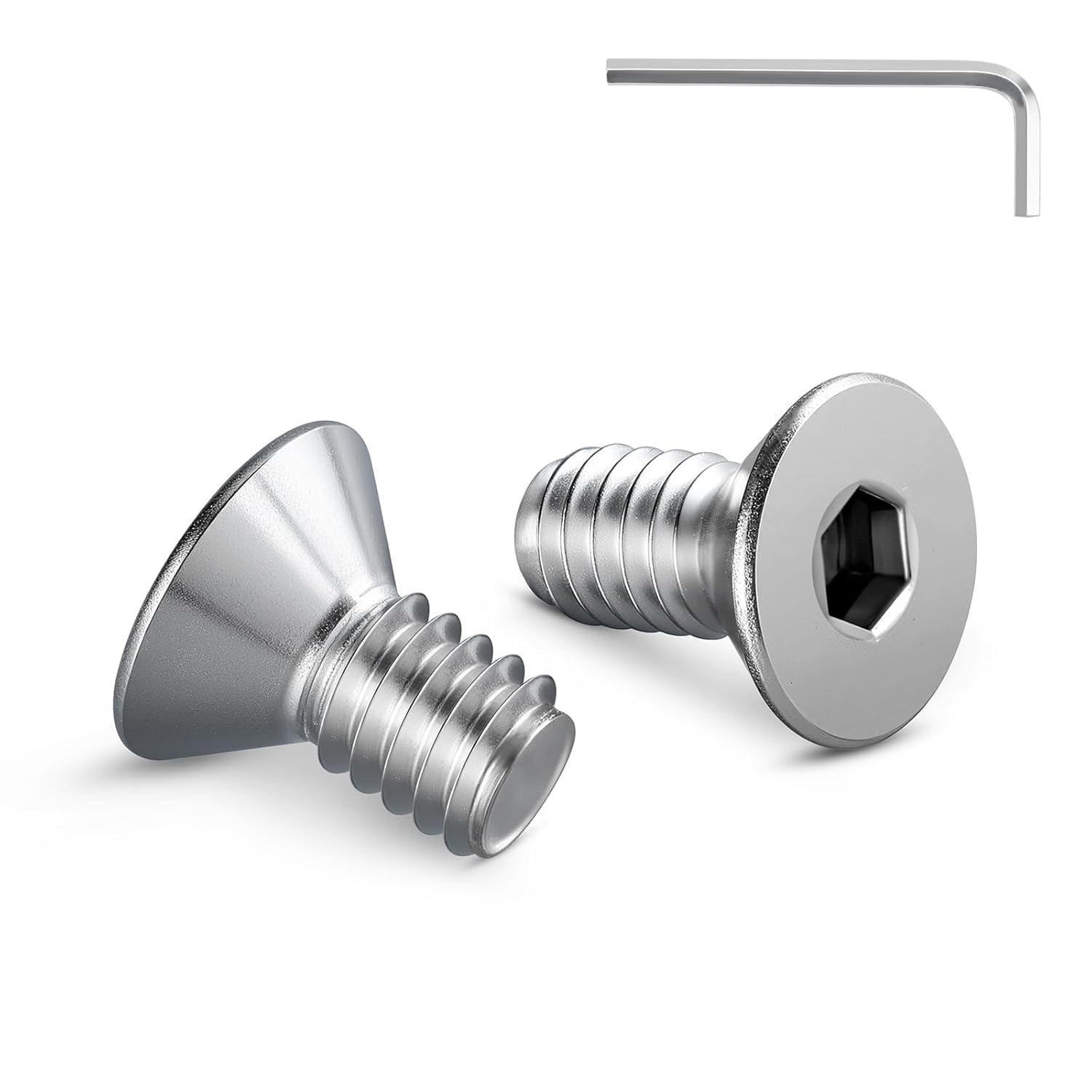 #4-40 Screws, 200Pcs #4-40 x 1/4 Inch Flat Head Socket Cap Machine ...