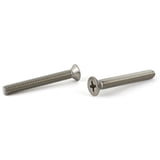 4-40 x 1/2" Machine Screws / Phillips / Flat 100 Head / 18-8 Stainless ...