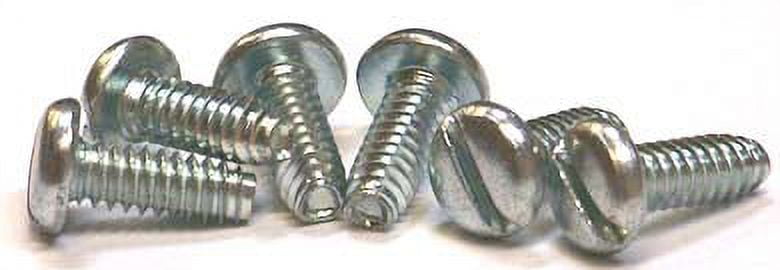4-40 x 1/4" Trilobe Thread Forming Screws for Metal / Slotted / Pan ...