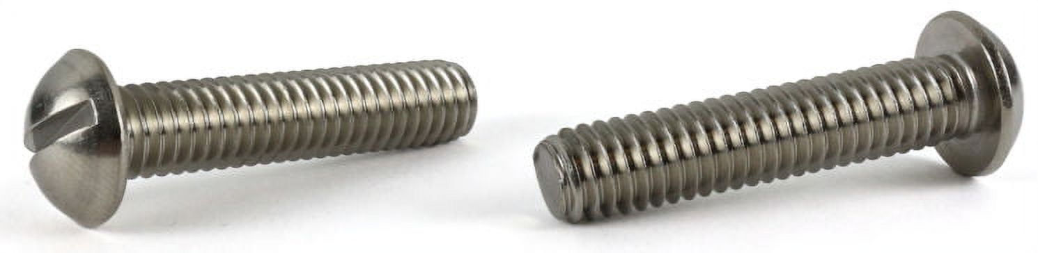 4-40 x 1/8" Machine Screws / Slotted / Round Head / Steel / Zinc ...