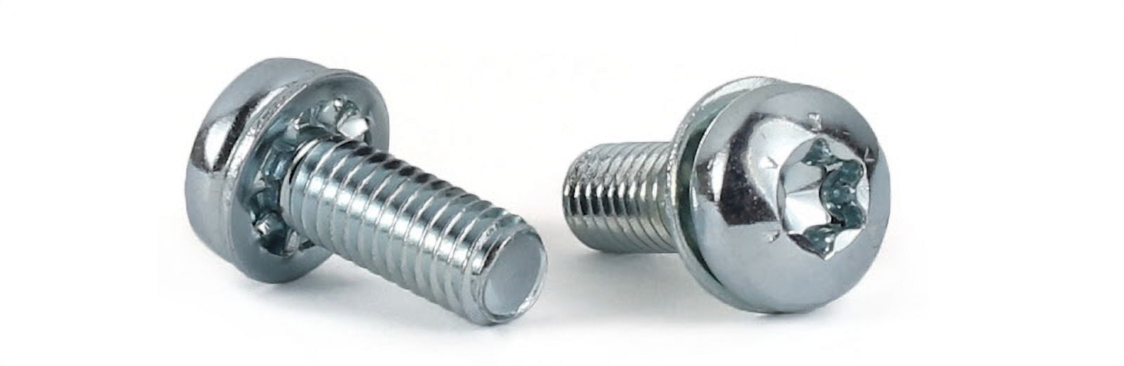 4-40 x 3/4" SEMS Screws / Internal Tooth Washer / Six-Lobe (TorxÂ®) / Pan Head / Steel / Zinc ...