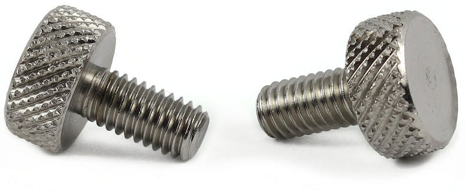 4-40 x 3/8" Knurled Thumb Screws / Stainless Steel - 100 Piece Carton - Walmart.com