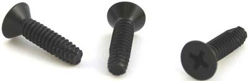 4-40 x 3/8" Type F Thread Cutting Screws / Phillips / Flat Head / Steel ...